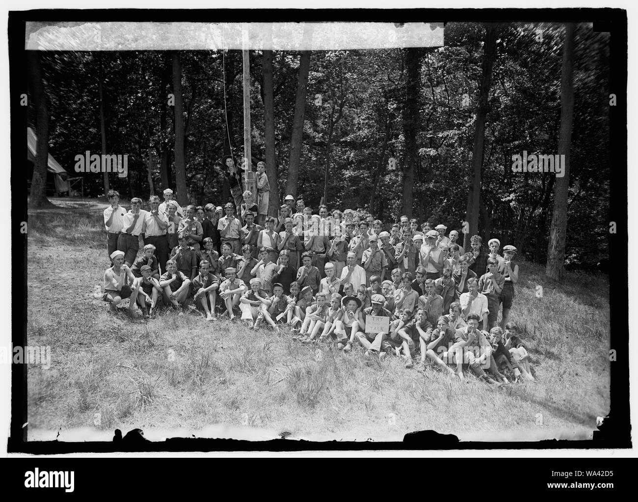 Scouts camp hi-res stock photography and images - Alamy
