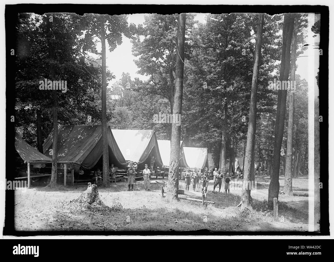 Scouts camp hi-res stock photography and images - Alamy