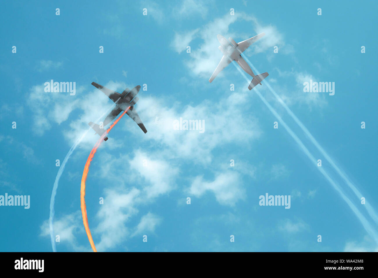 Air crash wreckage hi-res stock photography and images - Alamy