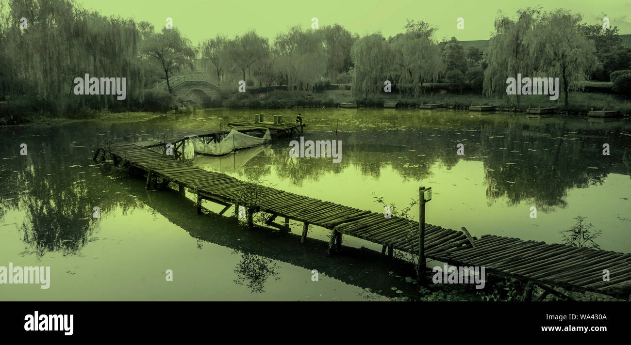 The park sanshui bay of peace Stock Photo - Alamy