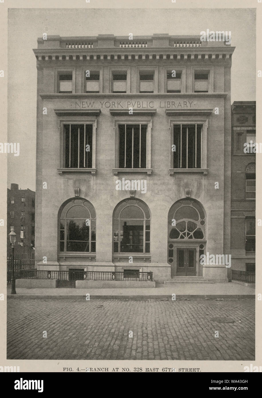 Branch at no. 328 East 67th Street, New York Public Library. Babb, Cook ...