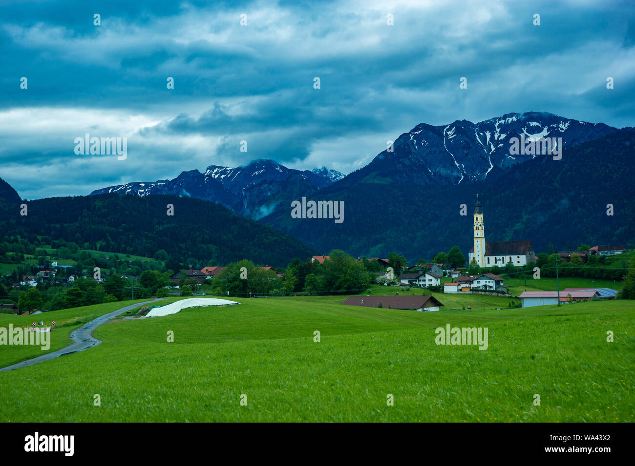 Munich town scenery Stock Photo - Alamy