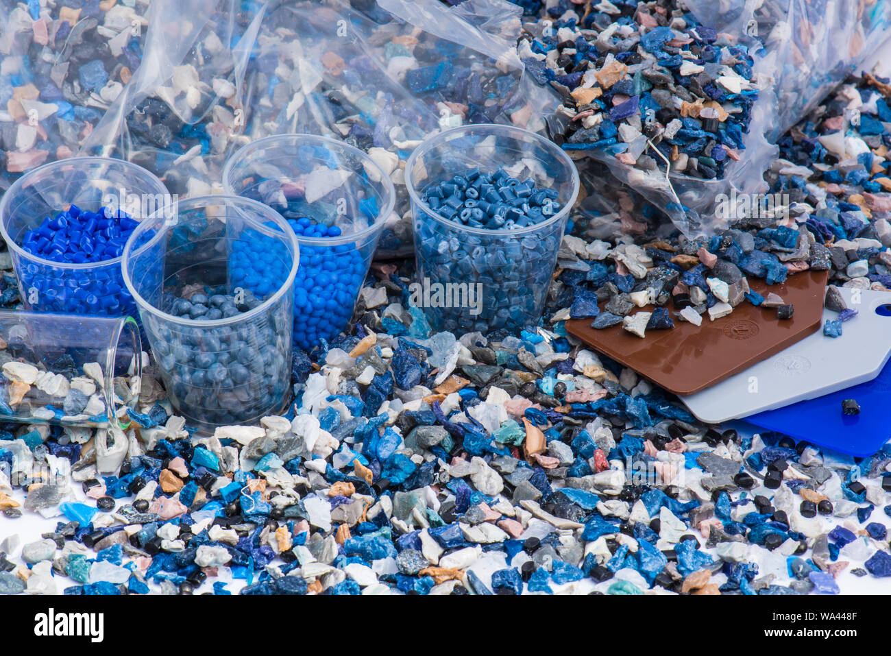 milled polymer plastic material made of parts in lab Stock Photo - Alamy