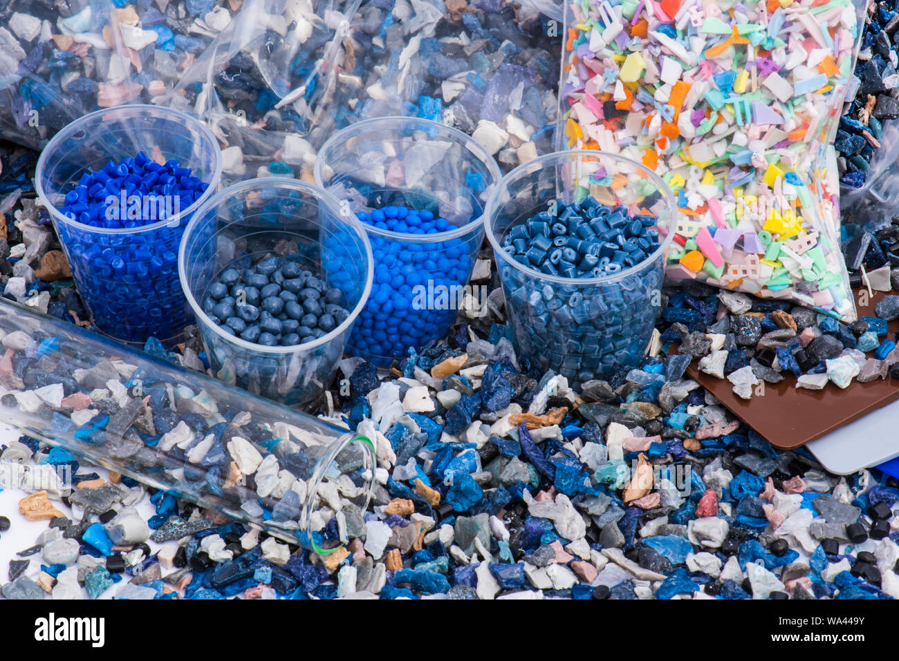 milled polymer plastic material made of parts in lab Stock Photo - Alamy