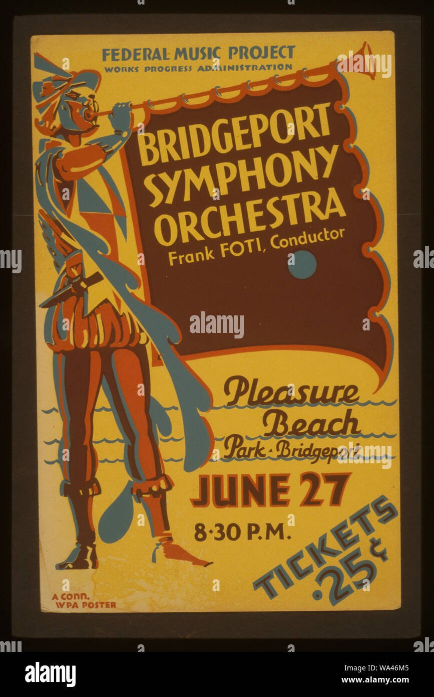 Bridgeport Symphony Orchestra - Frank Foti, conductor Stock Photo - Alamy