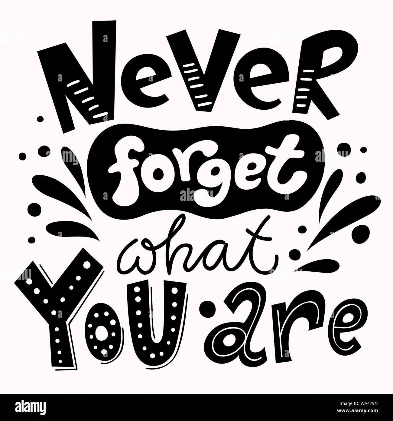 Forget decoration Stock Vector Images - Alamy