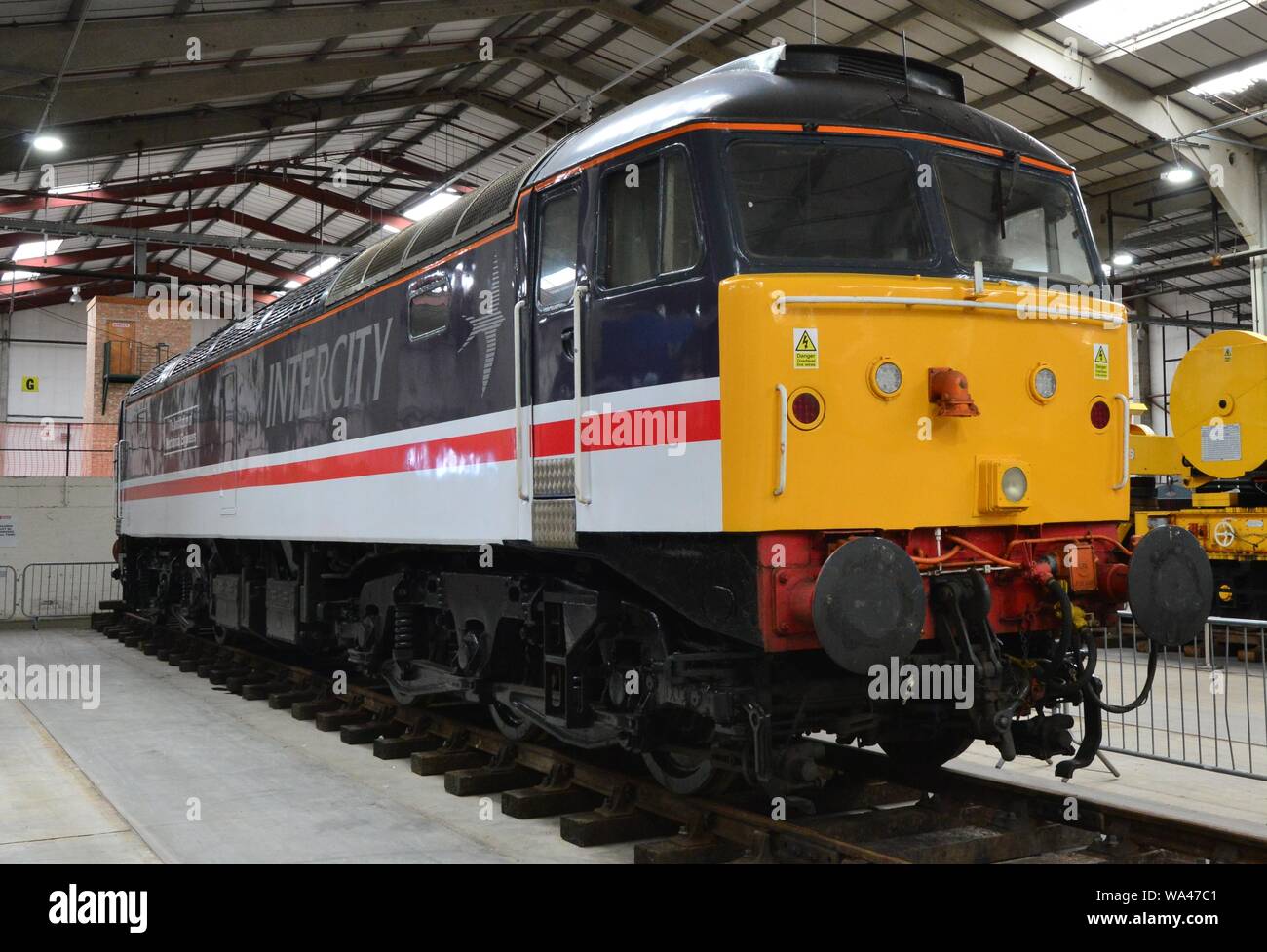 A class 47/4 Diesel electric locomotive Stock Photo - Alamy