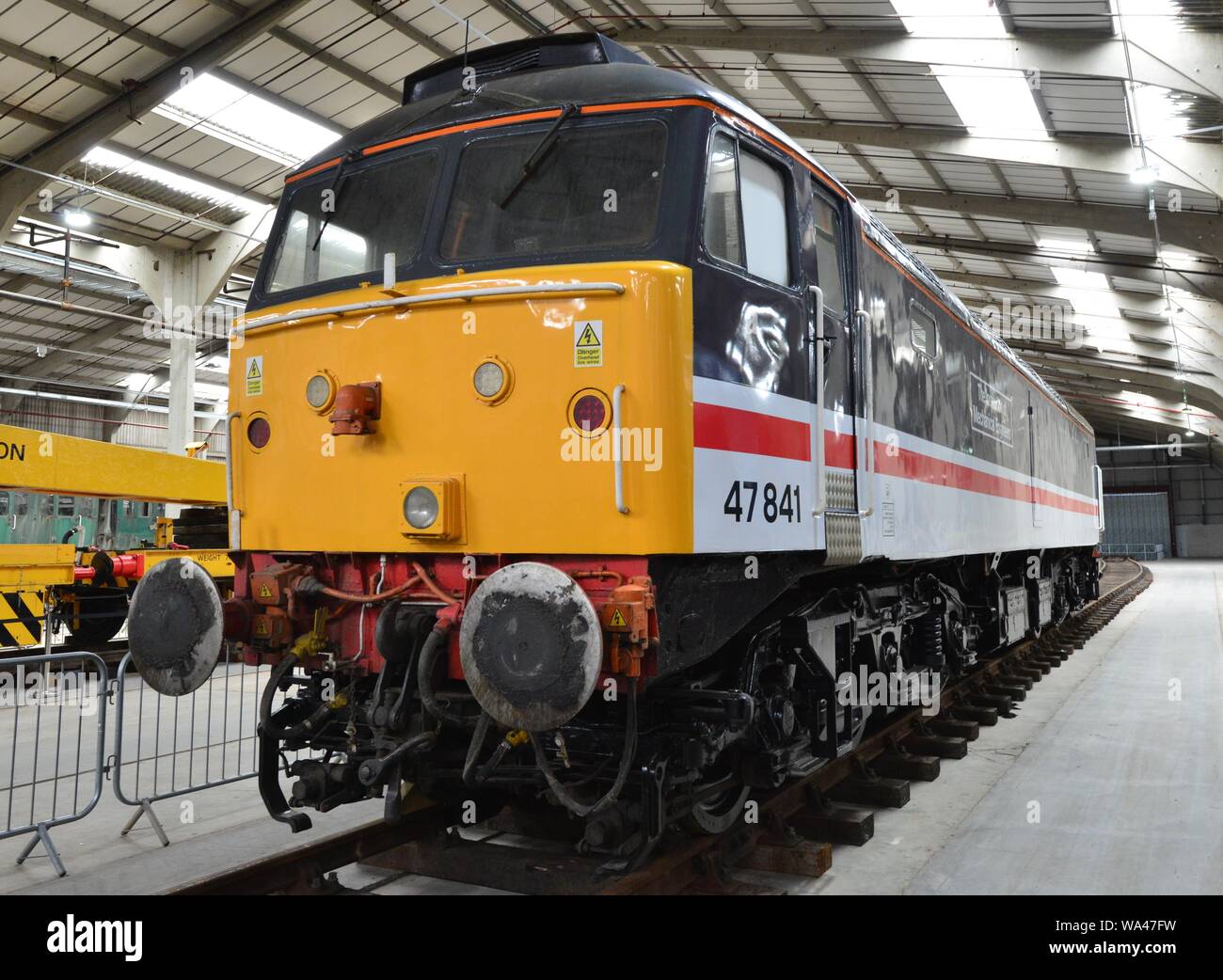 A class 47/4 Diesel electric locomotive Stock Photo - Alamy