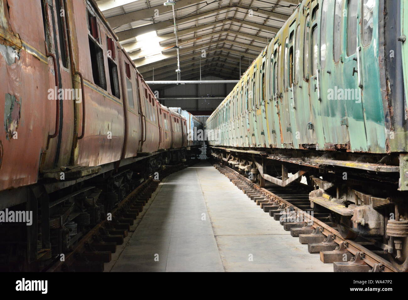 Scrap Railway Carriages High Resolution Stock Photography and Images ...