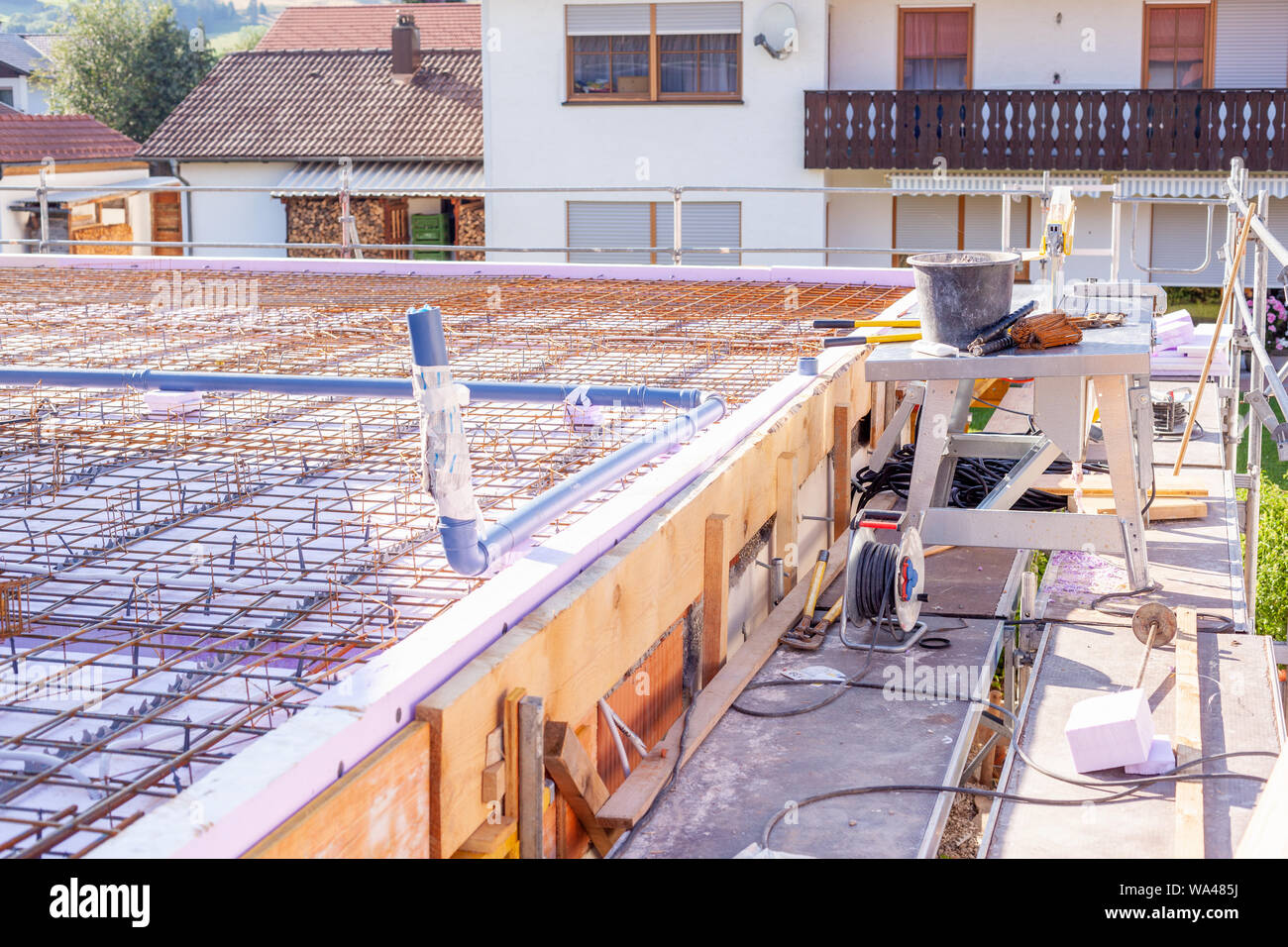 Shell with ceiling installation Stock Photo - Alamy
