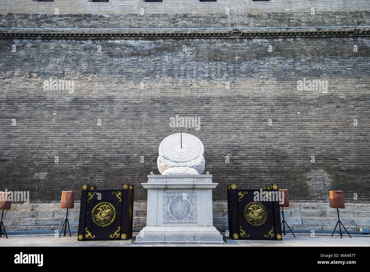 The ancient sundial, sundial Stock Photo - Alamy
