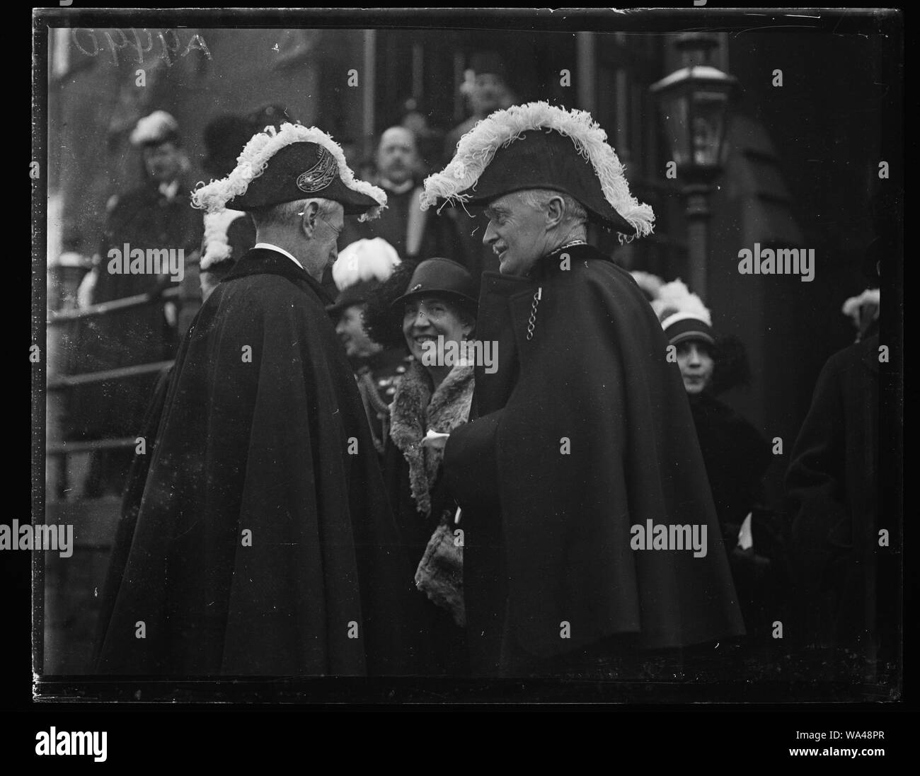 British ambassador Esme Howard at right Stock Photo - Alamy