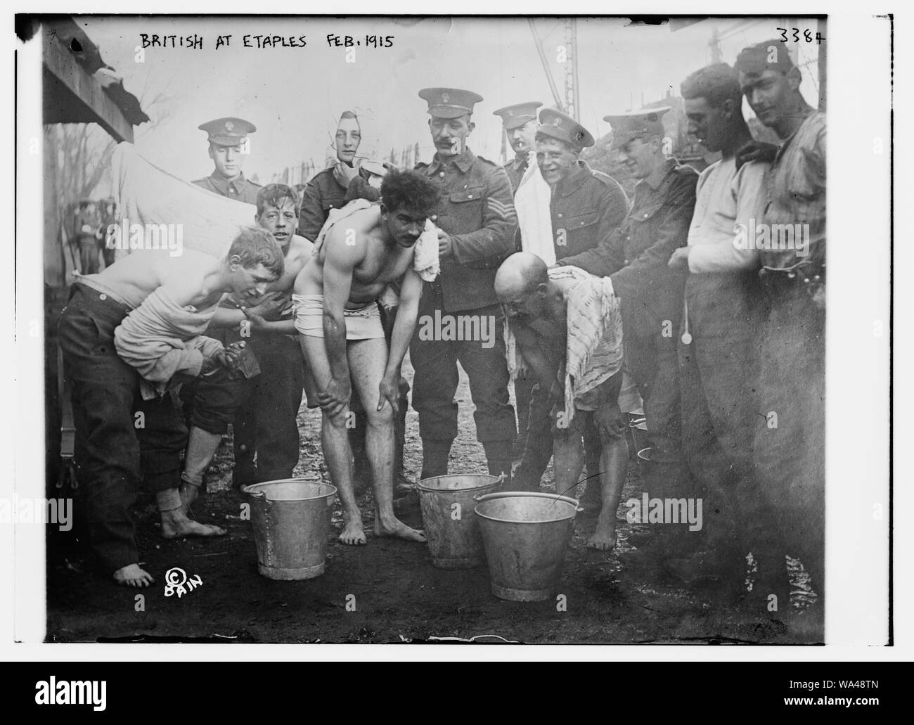 British at Etaples, Feb. 1915 Stock Photo - Alamy