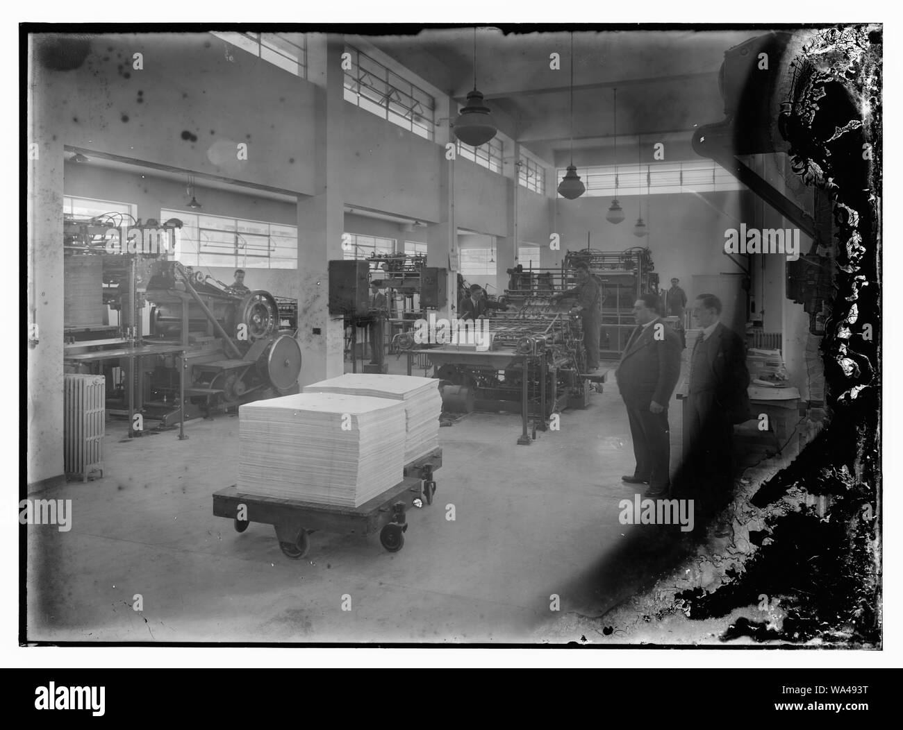 Linotype printing Cut Out Stock Images & Pictures - Alamy