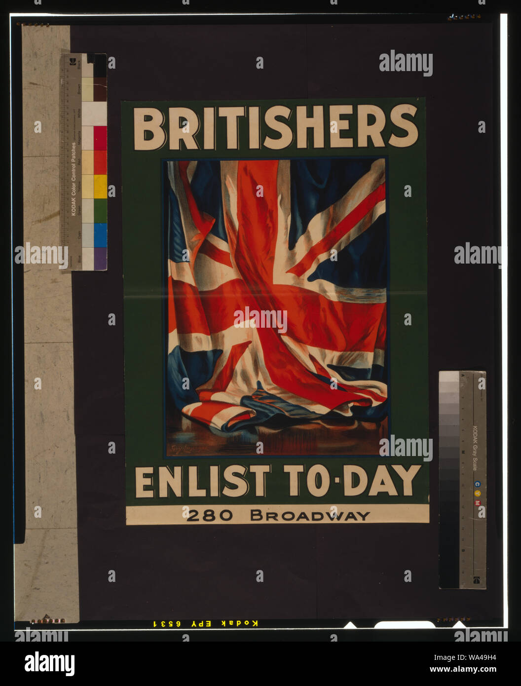 Britishers, enlist to-day, 280 Broadway Stock Photo - Alamy