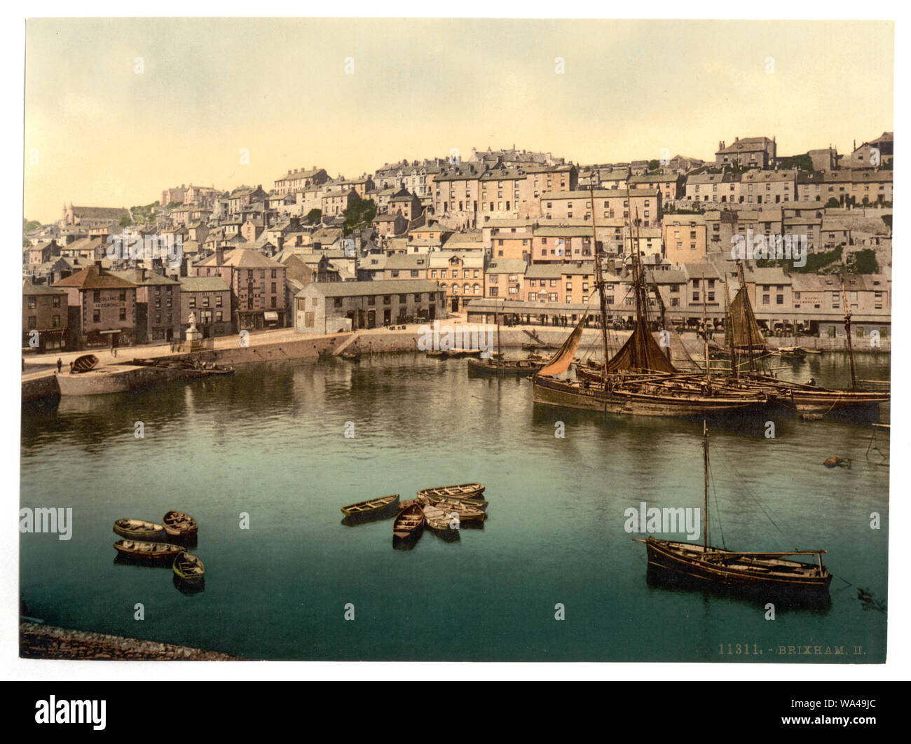 Brixham, England; Forms part of: Views of the British Isles, in the ...