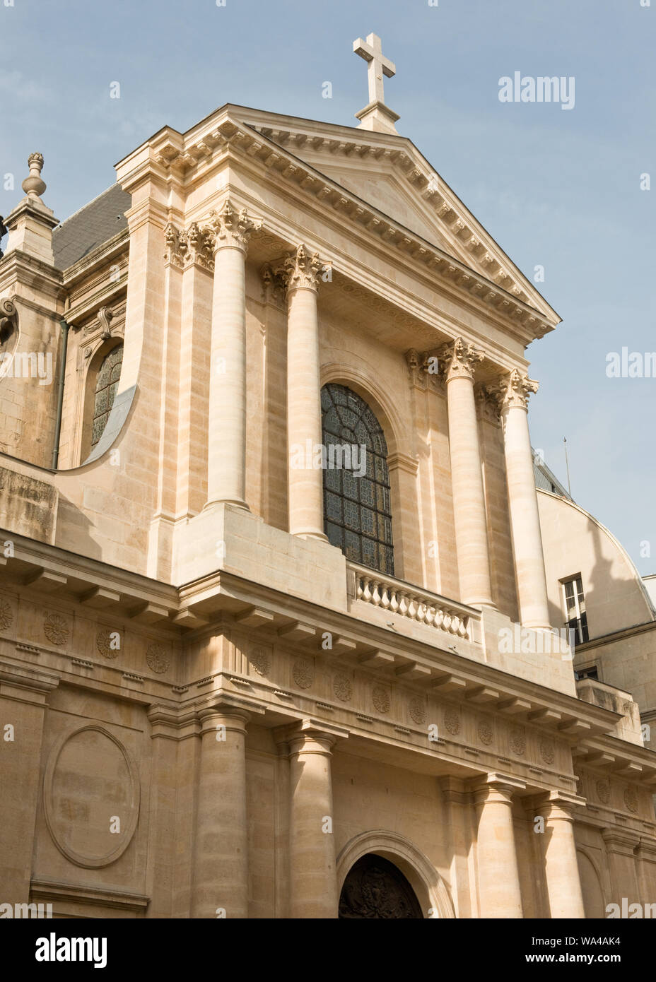 Protestant church of the Oratory of the Louvre. Paris, France Stock ...