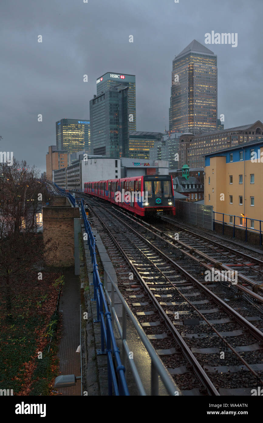 Westferry, KeolisAmey London Docklands Light Railway 91 + 162 + 85 ...