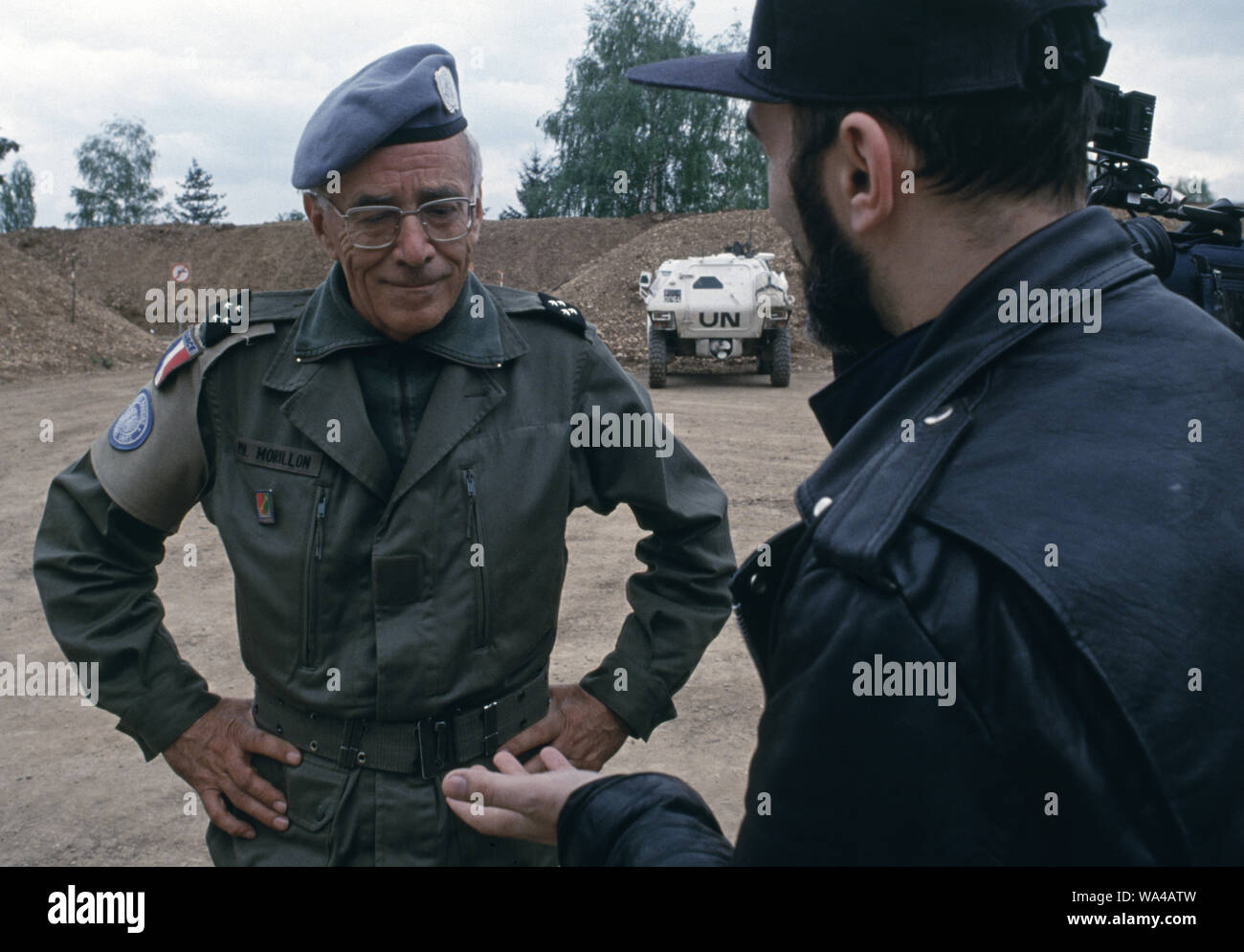 9th May 1993 During the Siege of Sarajevo: commander of United Nations ...