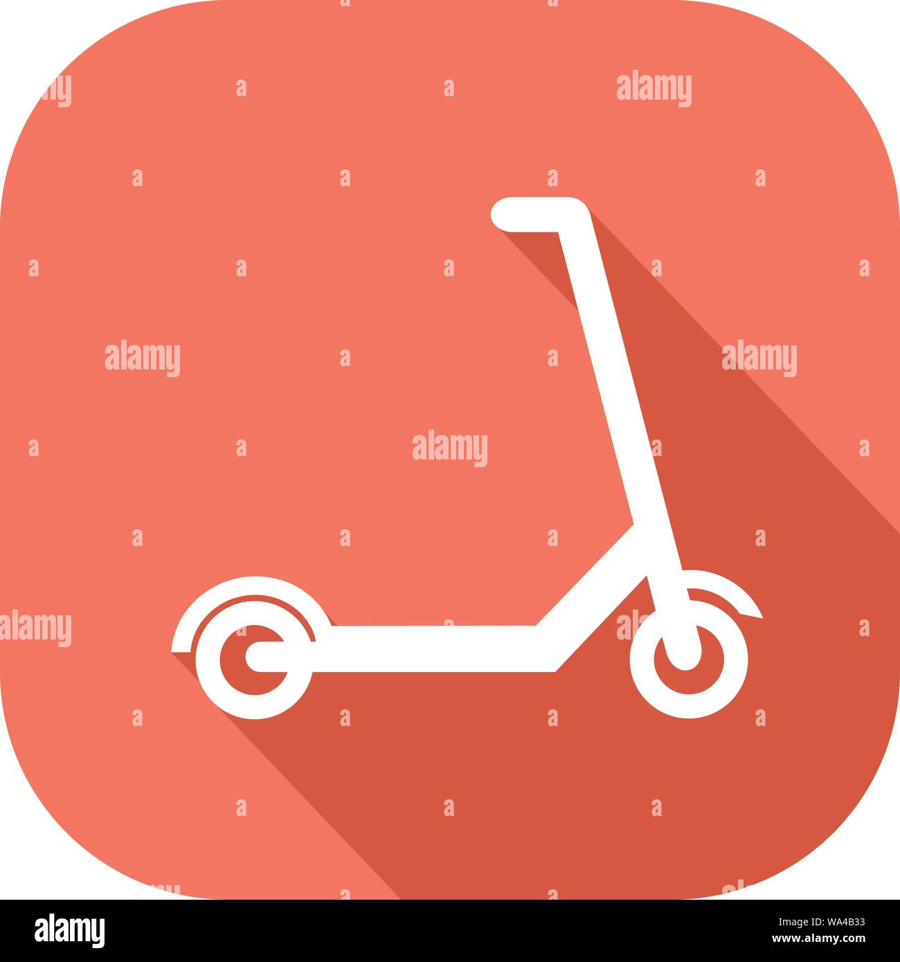 Coloured scooter icon Stock Vector Image & Art - Alamy