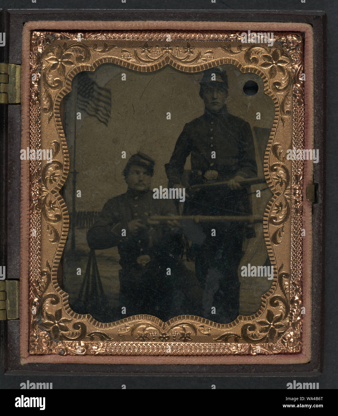 Brothers William and Philip J. Letsinger of Company D, 14th Indiana ...