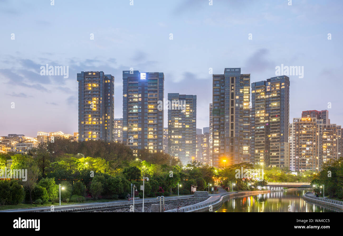 Shenzhen nanshan district residential building Stock Photo - Alamy