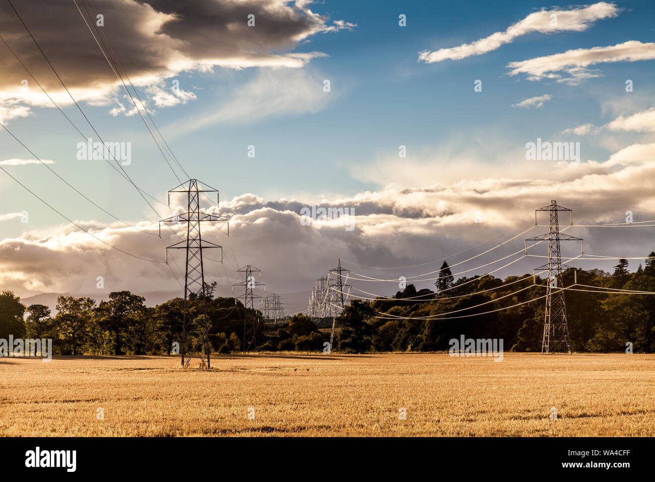 Beauly denny powerlines hi-res stock photography and images - Alamy
