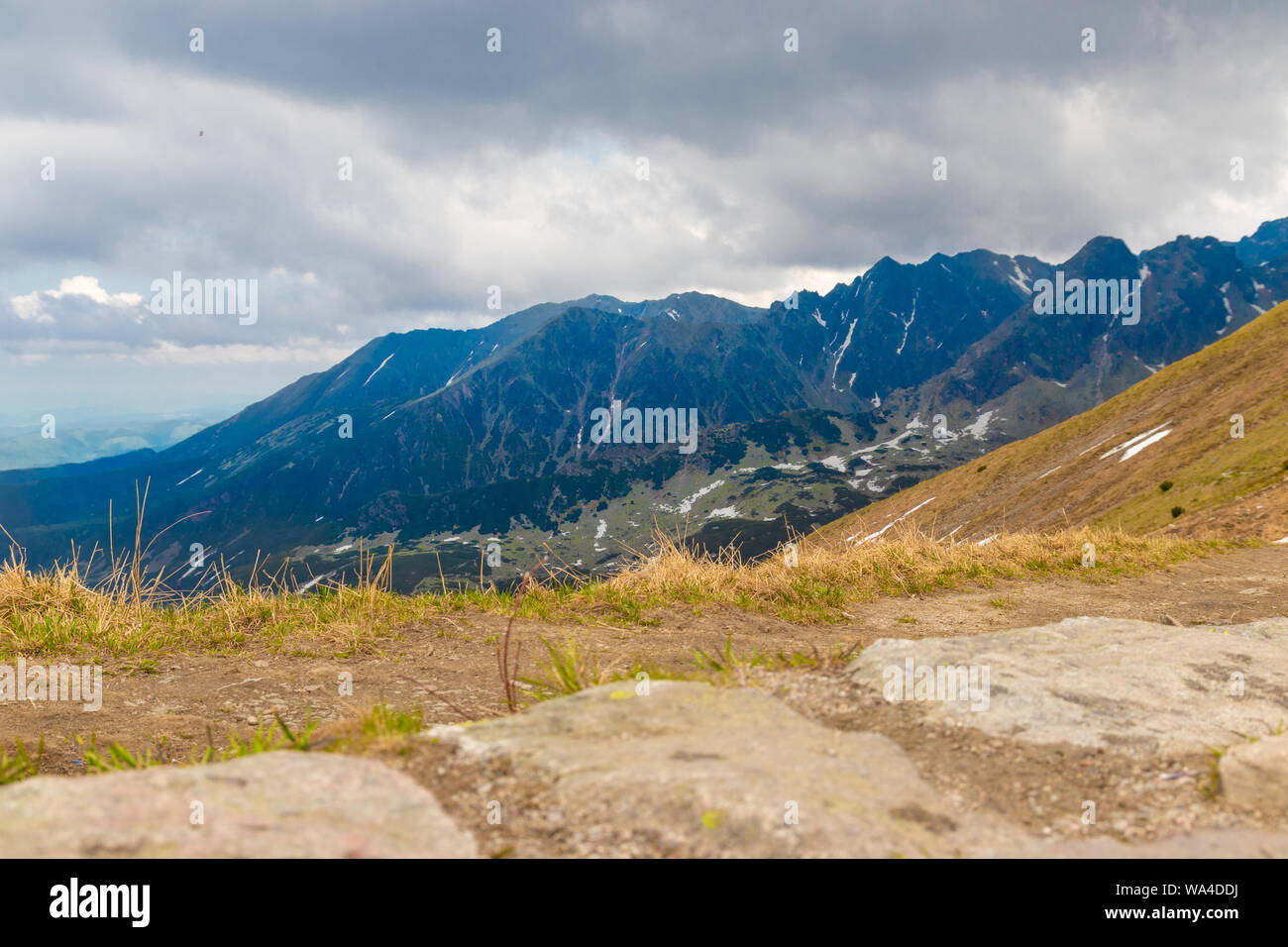 Beautiful view of Zakopane Tatra Mountains Kasprowy Wierch in the ...