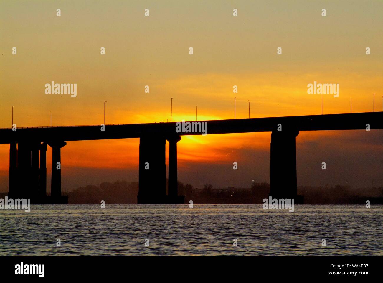 FIRE IN THE SKY: An explosive and dramatic sunset comes about caused by ...