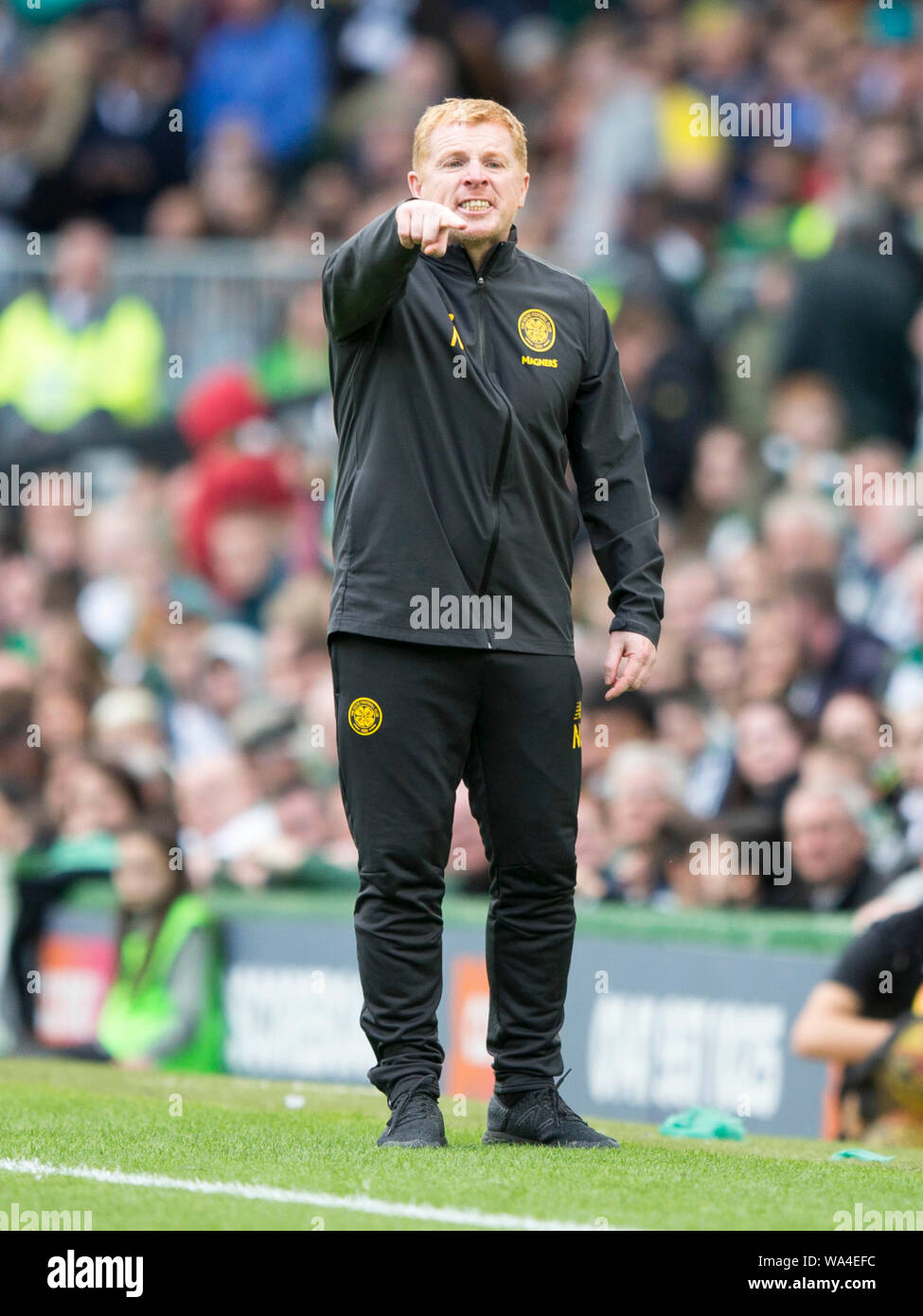 Celtic manager Neil Lennon during the Betfred Cup second round match at ...