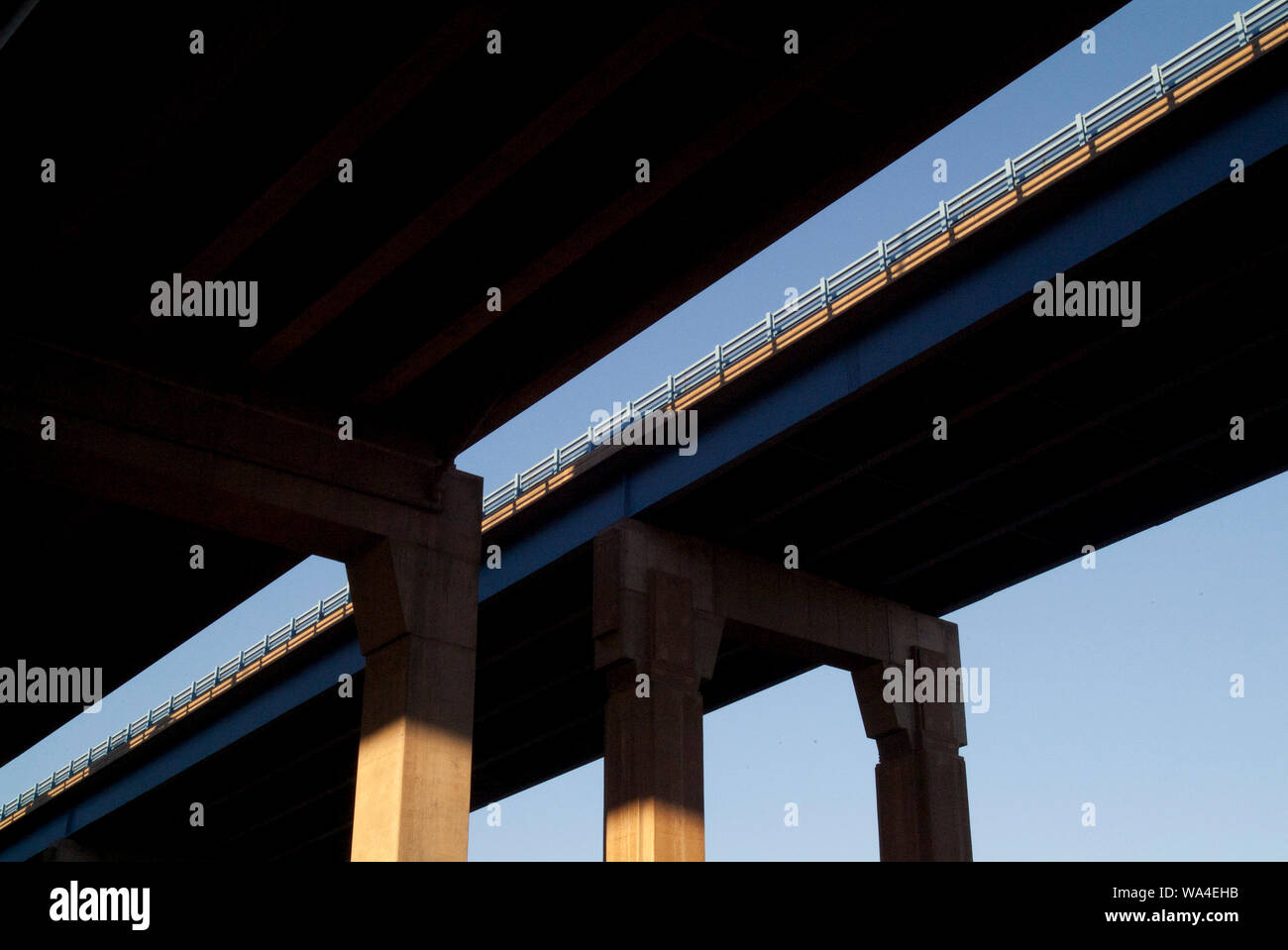 RUSH HOUR: An all low angle and sub level perspective of an elevated ...