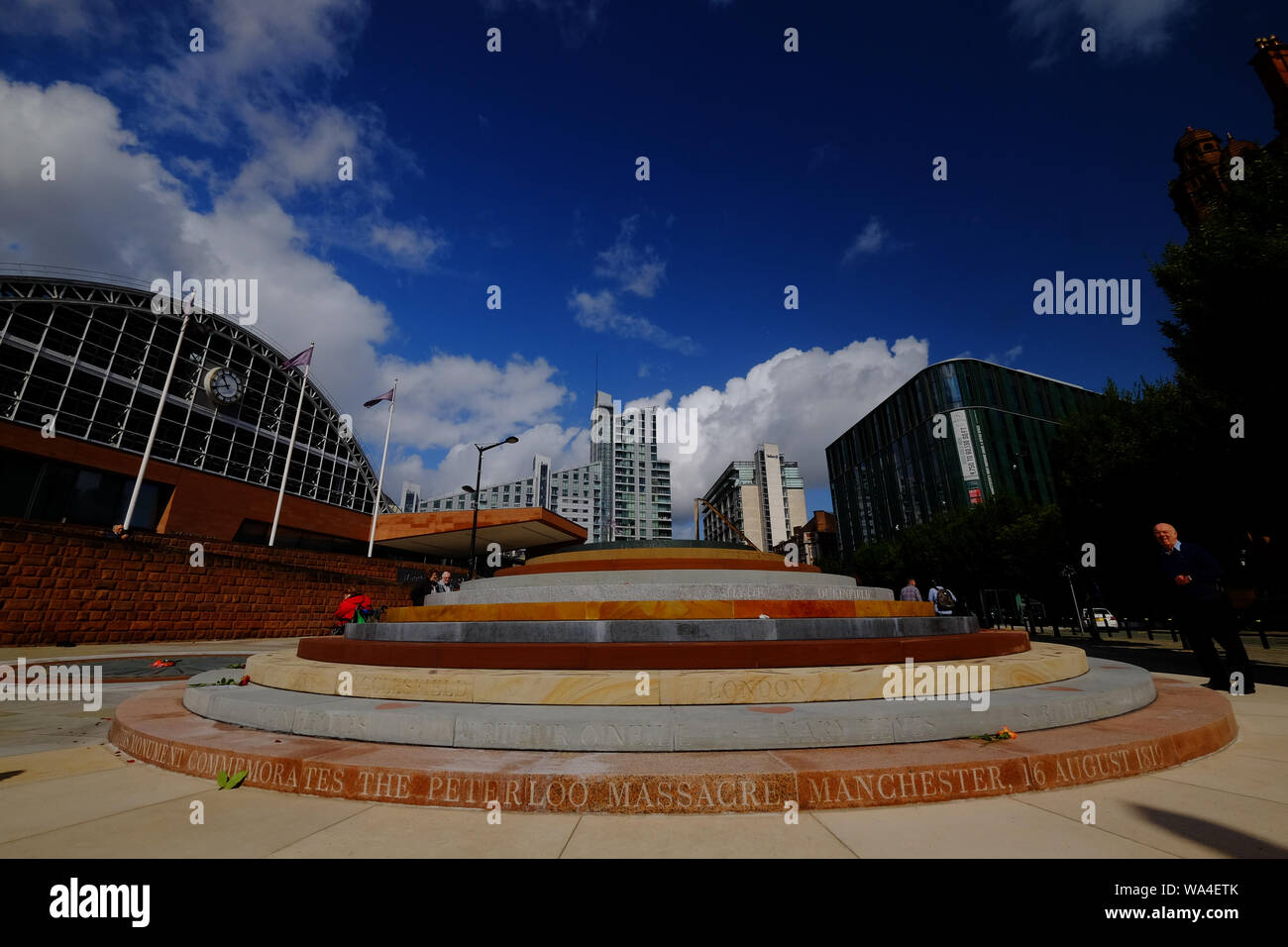 Peterloo massacre monument hi-res stock photography and images - Alamy