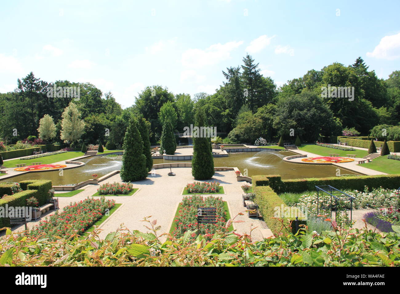 Arcen castle gardens hi-res stock photography and images - Alamy