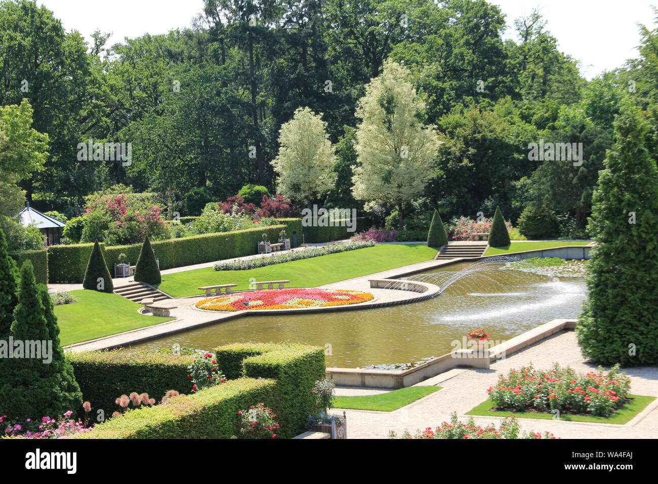 Arcen castle and gardens, The Netherlands Stock Photo - Alamy