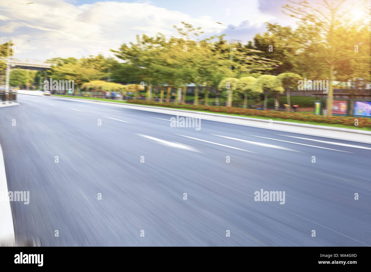 A city without cars Stock Photo - Alamy