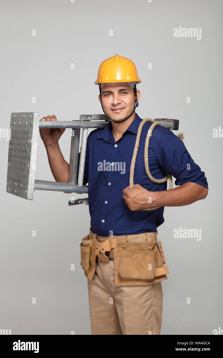 Man at work Stock Photo - Alamy