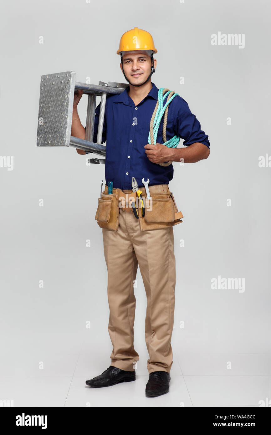 Man at work Stock Photo - Alamy