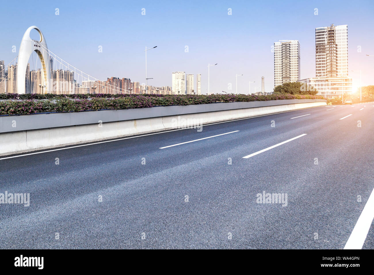 A city without cars Stock Photo - Alamy