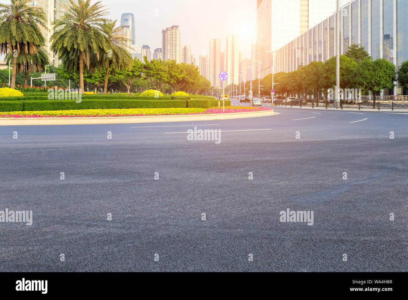 A city without cars Stock Photo - Alamy