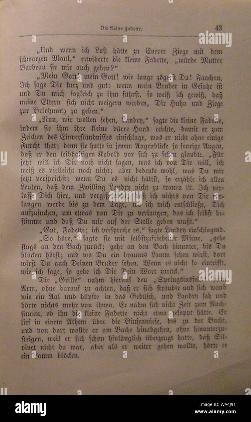 Die kleine Fadette 043 Stock Photo - Alamy