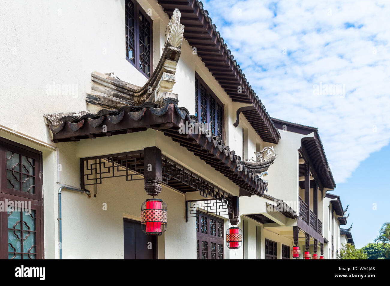 Lingnan style of ancient buildings Stock Photo - Alamy