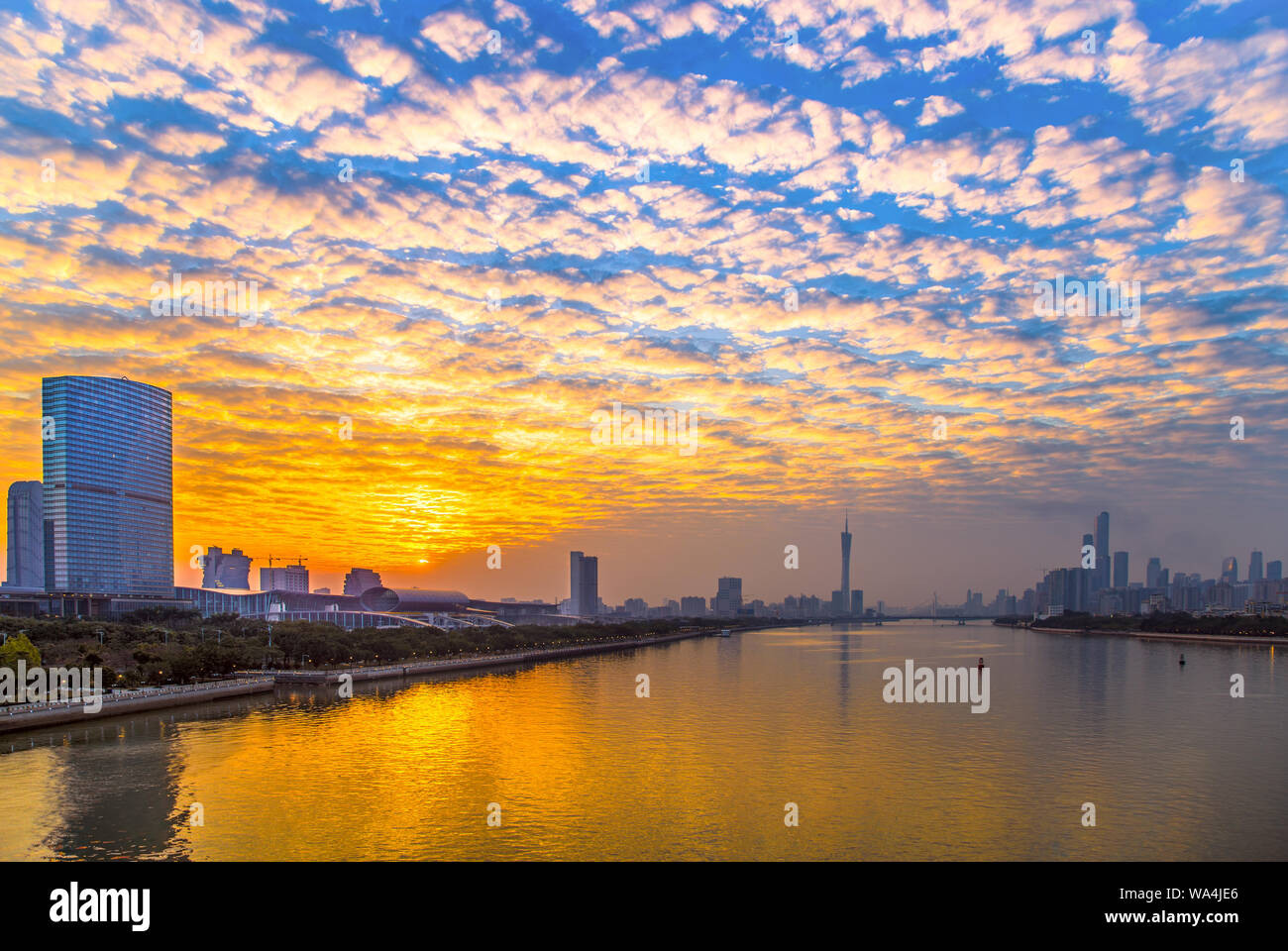 Guangzhou city, guangdong province scenery Stock Photo - Alamy