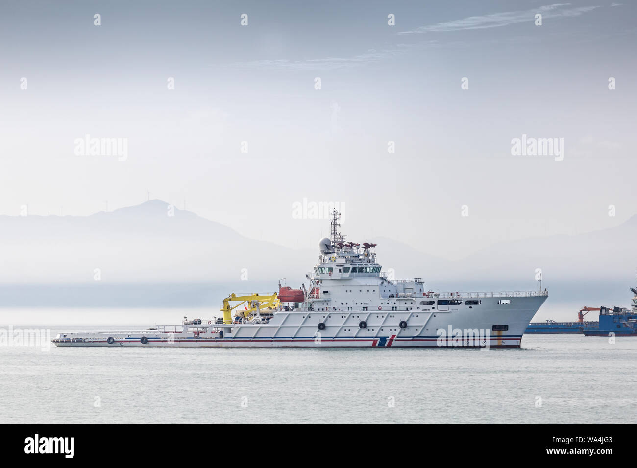 Long shot passenger boat in hi-res stock photography and images - Alamy