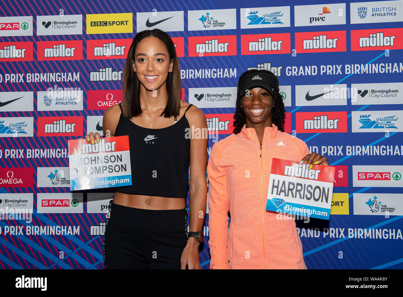 BIRMINGHAM, UNITED KINGDOM. 17th Aug, 2019. Kendra Harrison of USA ...