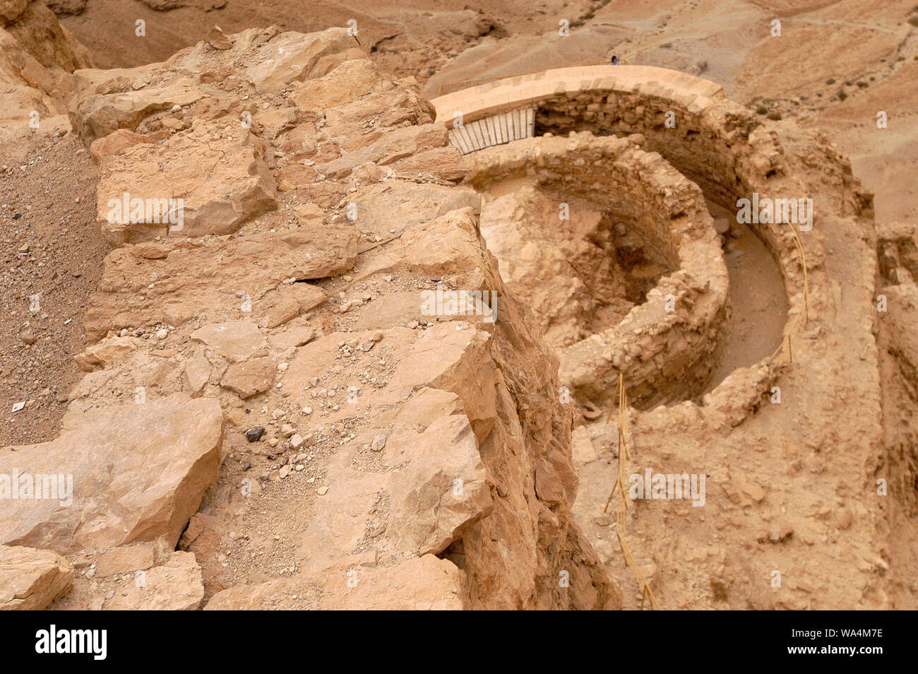 Herodian palace-fortress, Masada, Israel Stock Photo - Alamy