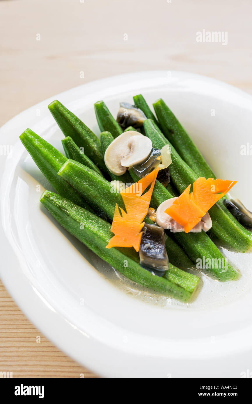 Chinese okra hi-res stock photography and images - Alamy