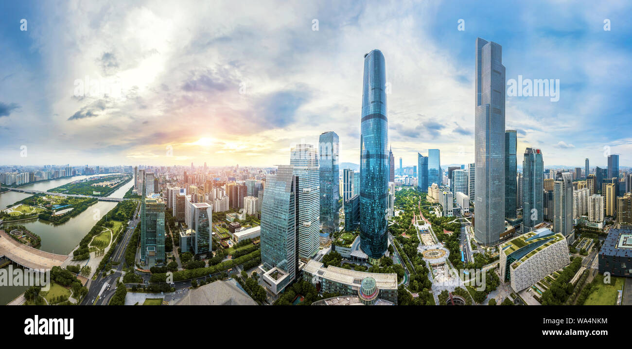 Guangzhou city, guangdong province scenery Stock Photo - Alamy