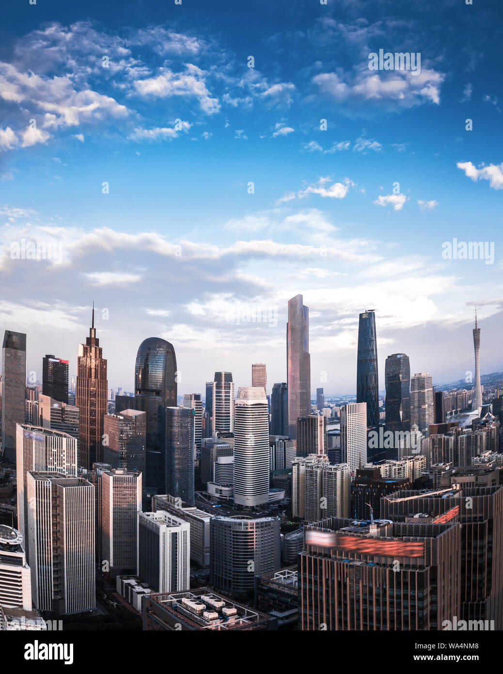 Aerial view panoramic guangzhou city hi-res stock photography and ...