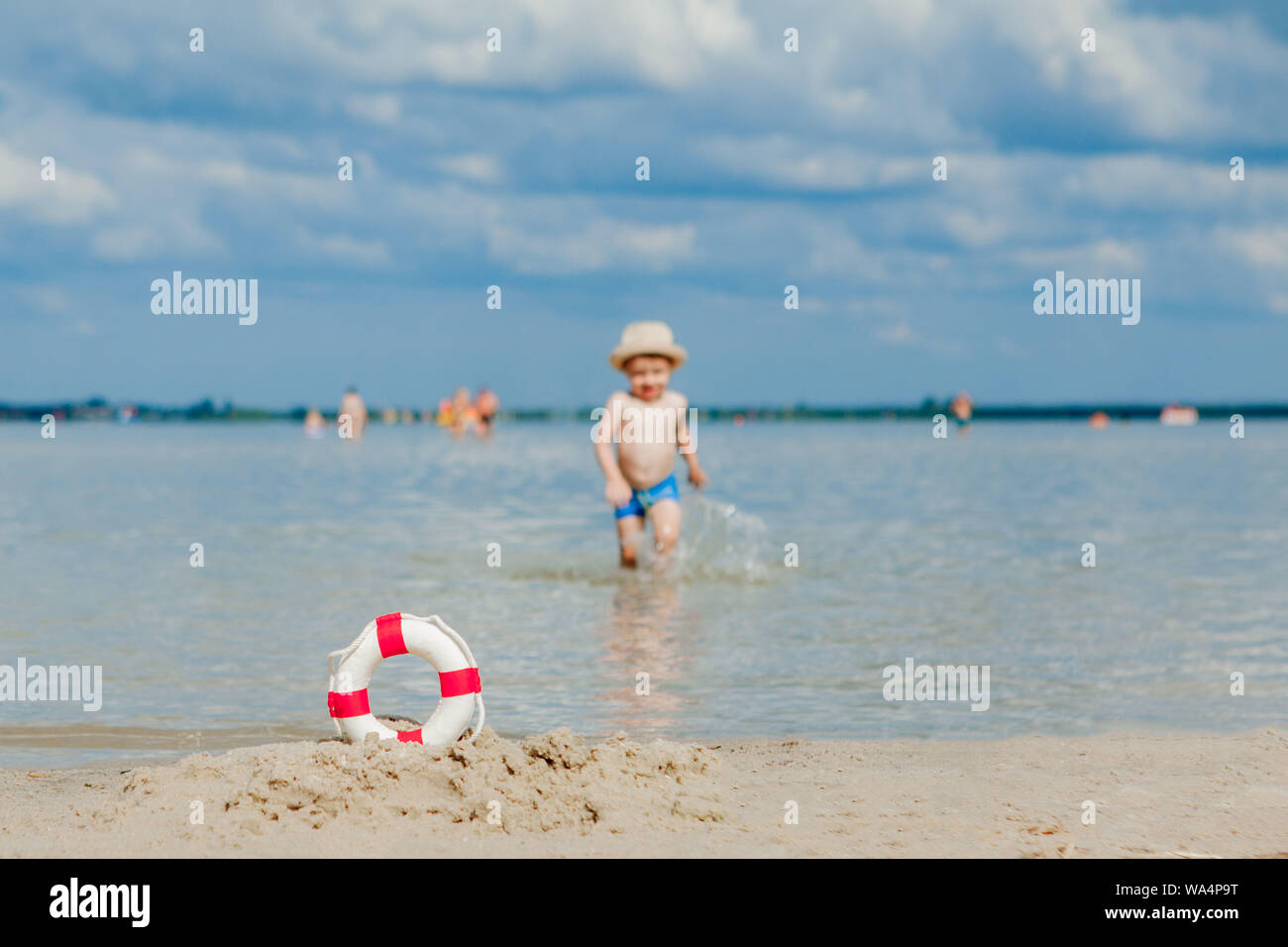 Kids Buoy On Beach Sea High Resolution Stock Photography and Images - Alamy