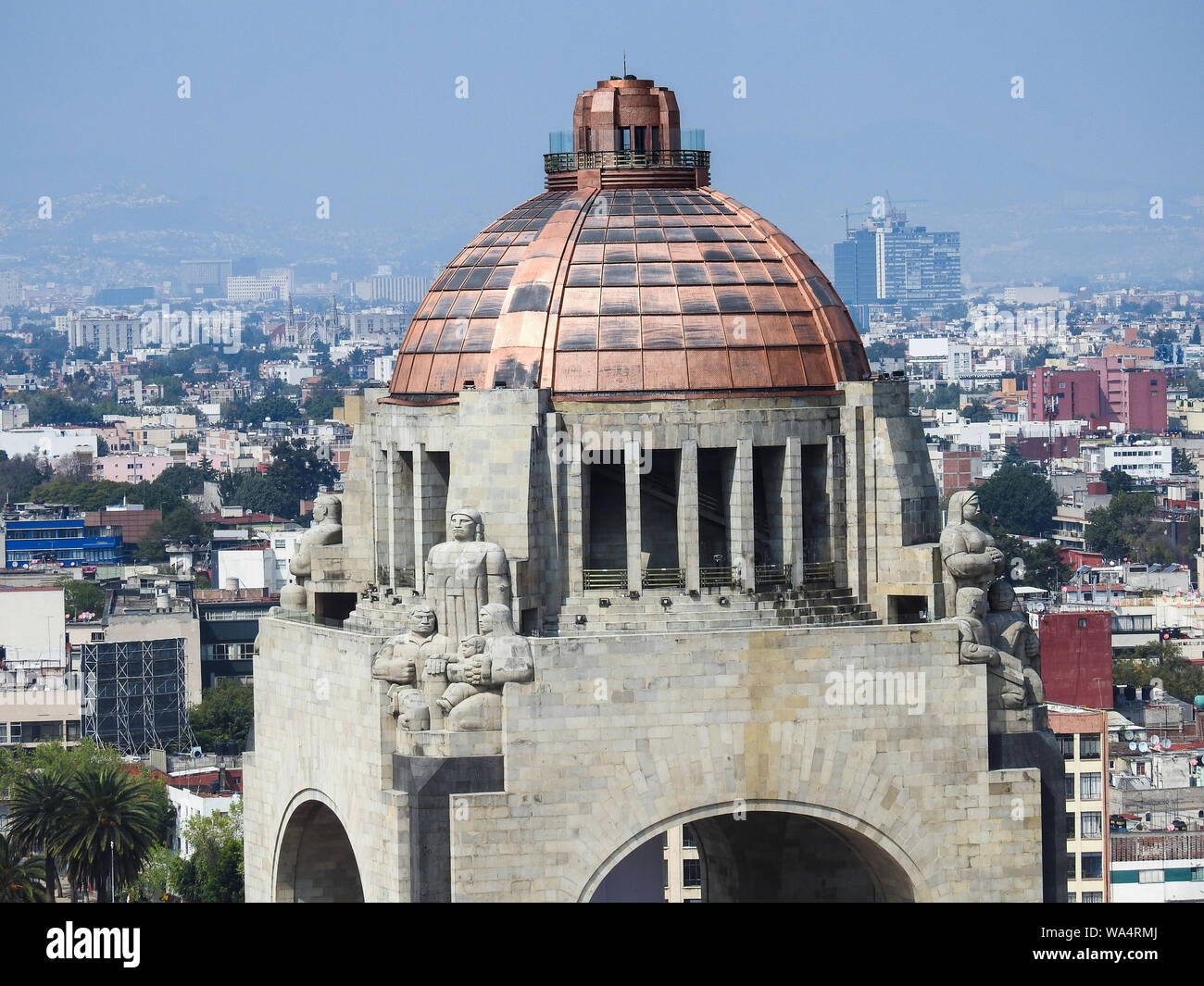 Monument of Mexican Revolution, Mexico City Stock Photo - Alamy